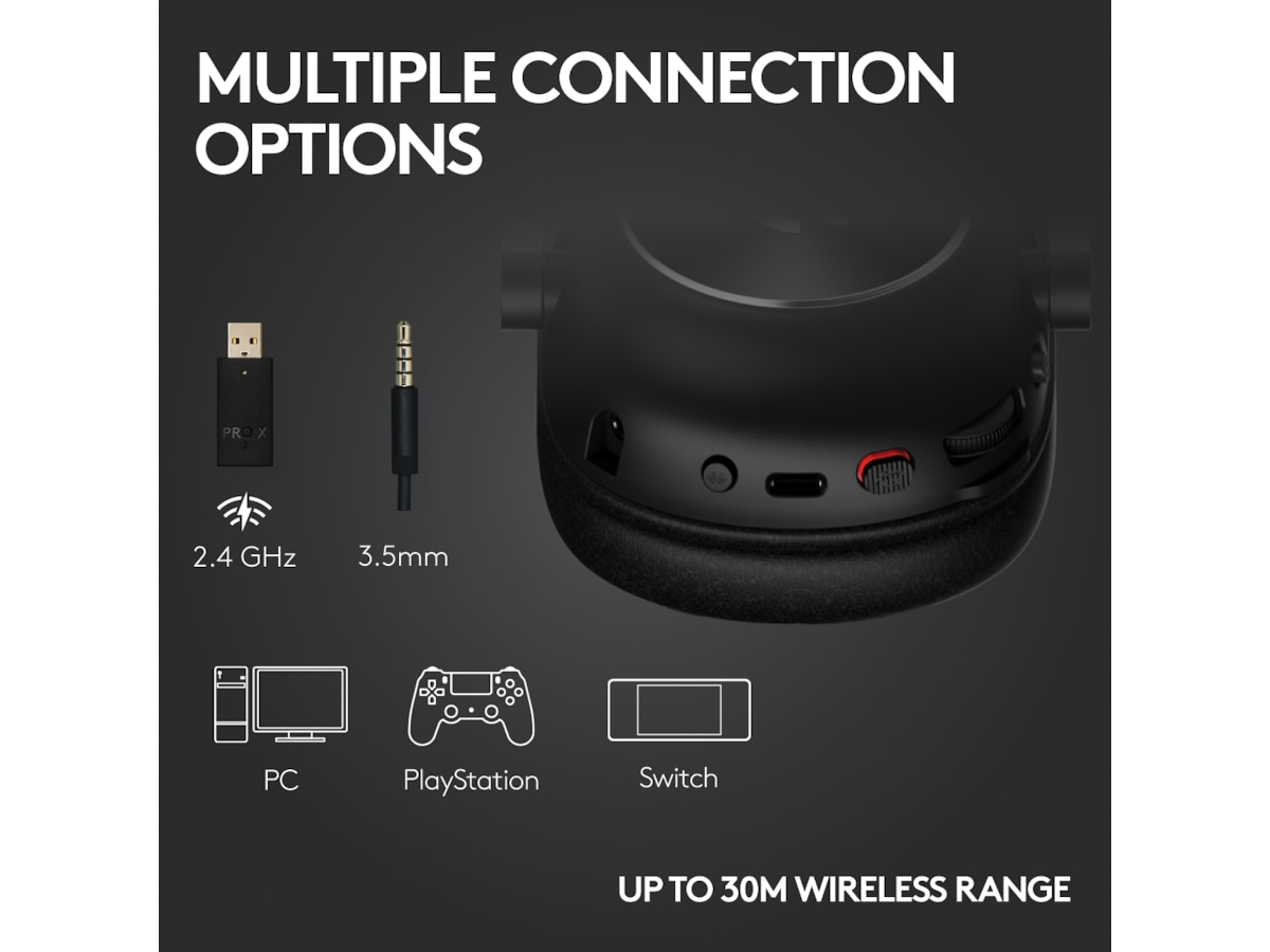 Logitech Pro X 2 Lightspeed Trådløst Gaming Headset (sort ...