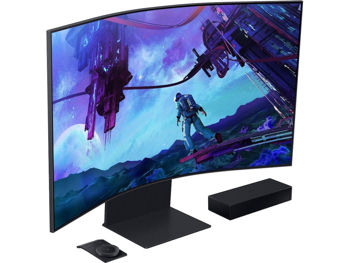 Samsung 55" Odyssey Ark 4K Curved gamingskærm 55CG970 - Gamingskærme ...