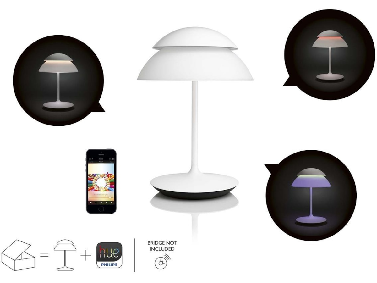 Philips Hue Beyond hvid LED-bordlampe - Komplett.dk