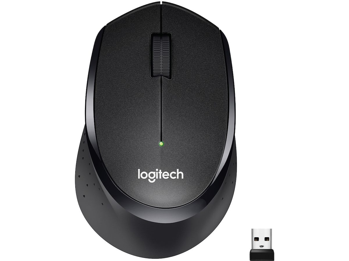 Logitech M330 Silent Plus trådløs Computermus (sort) - Mus - Komplett.dk