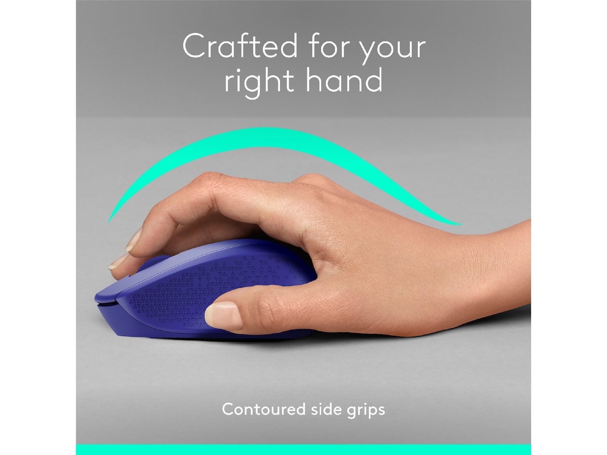 Logitech M330 Silent Plus Trådløs Blå - Mus | Komplett.dk