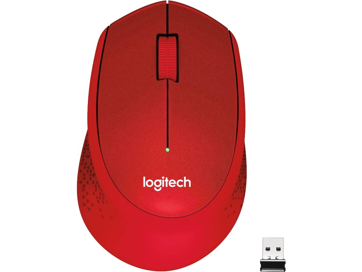 Logitech M330 Silent Plus Trådløs Rød - Mus | Komplett.dk