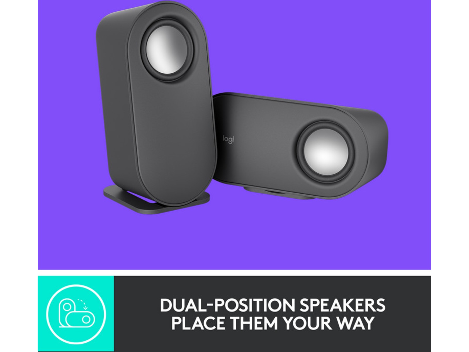 Logitech Z407 Bluetooth PC Højttalere - 2.1 Højttalere - Komplett.dk