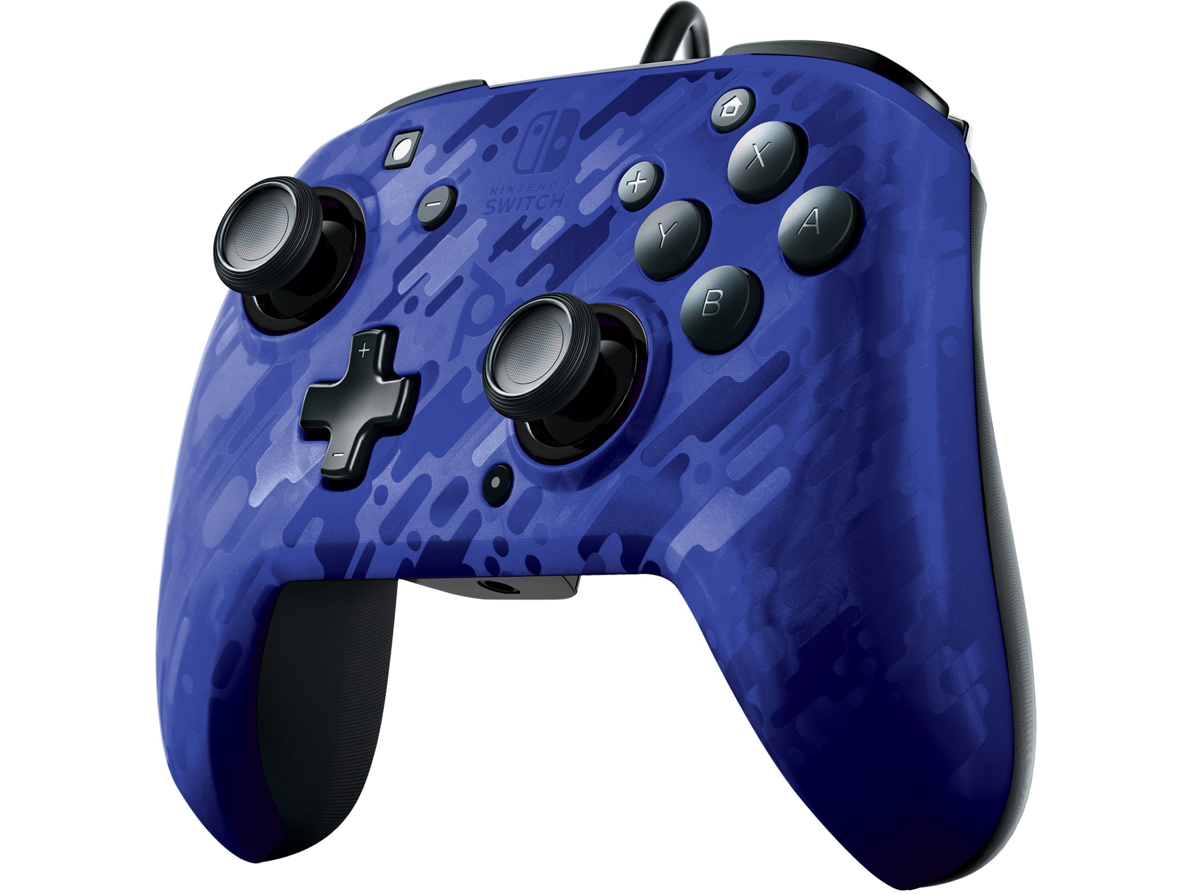 PDP Faceoff Deluxe Audio Wired Controller Blue Camo - Komplett.dk