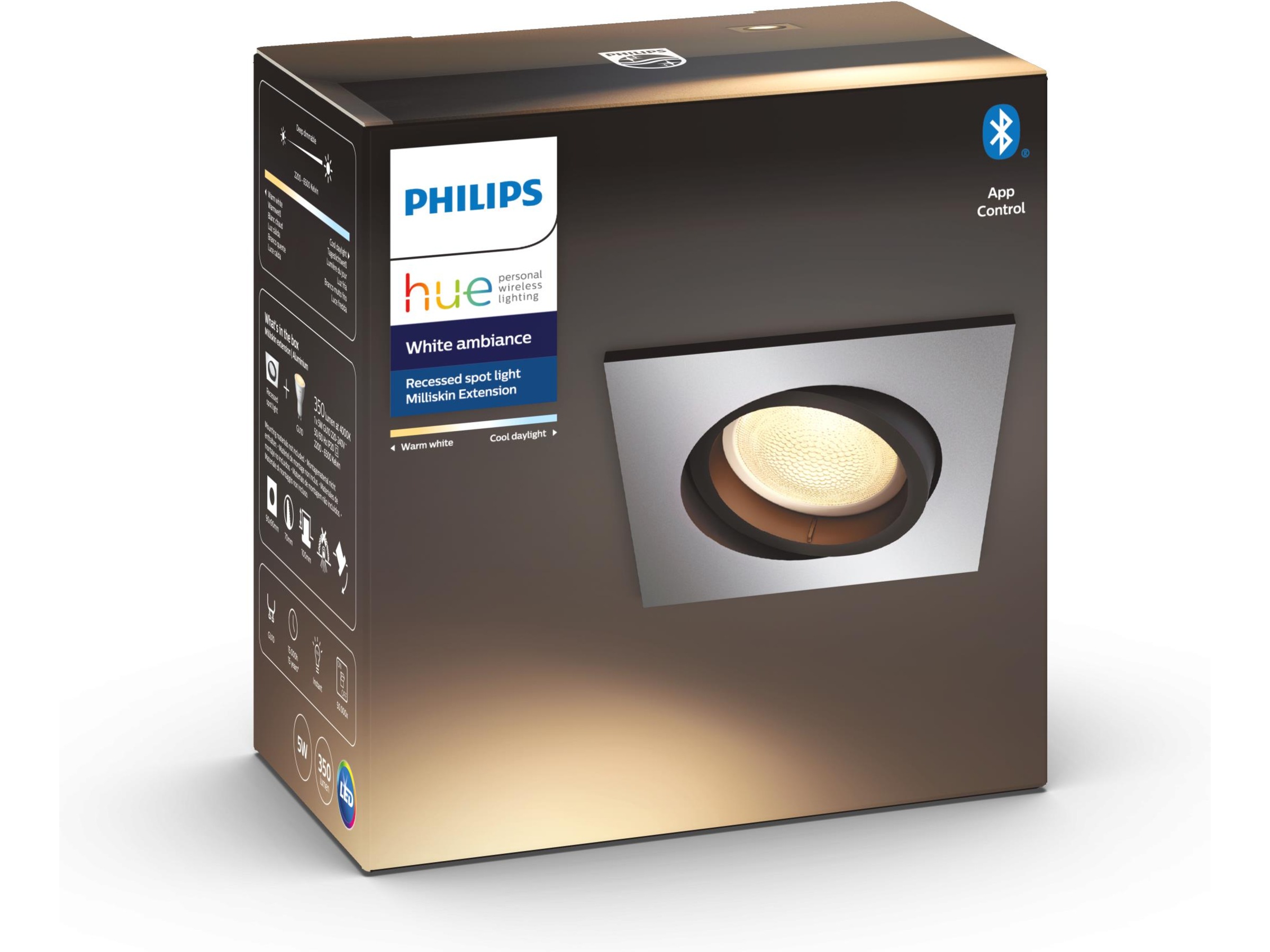 Philips Hue Milliskin indbygningsspot - Komplett.dk