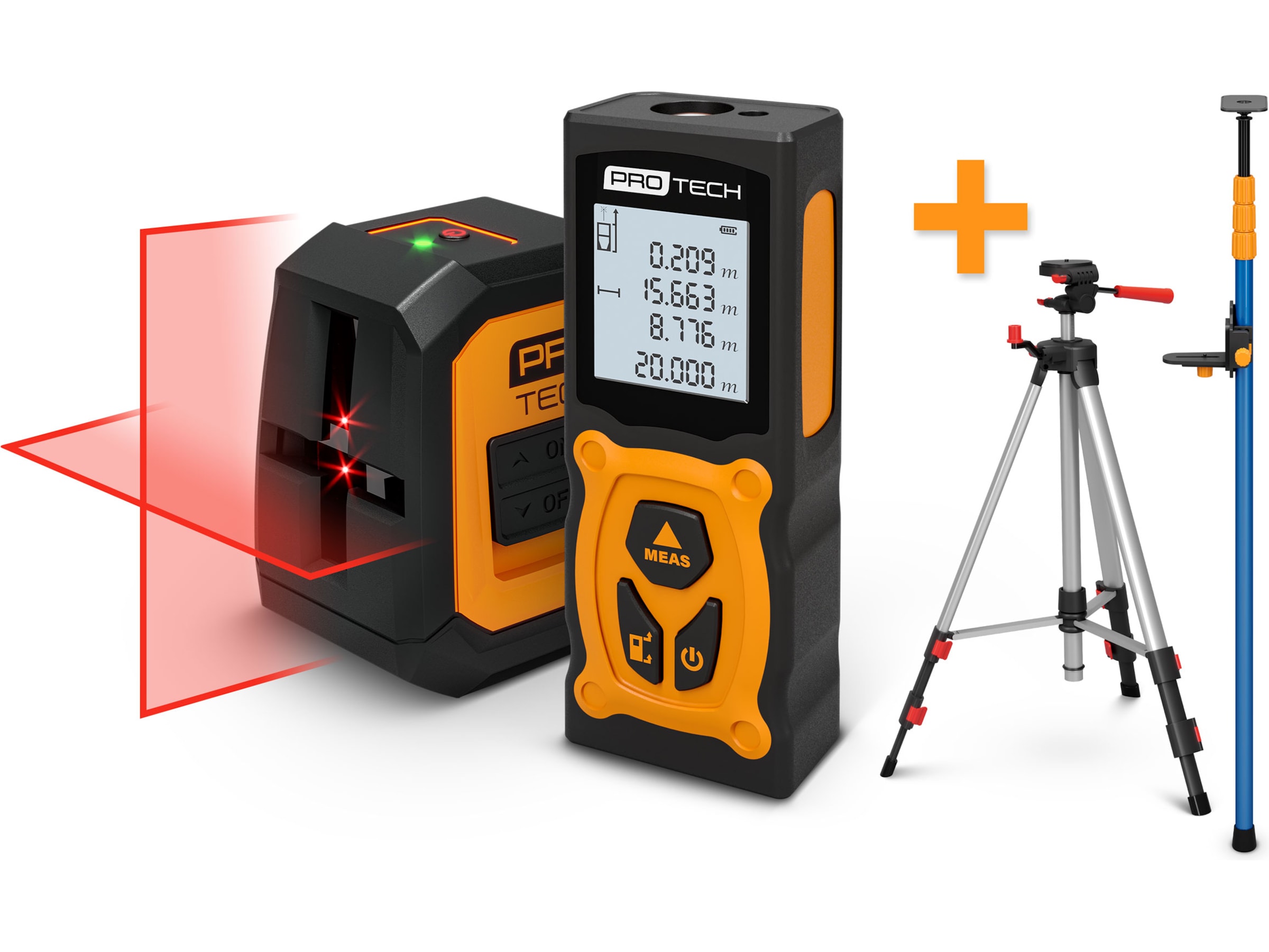 Protech hobby tømrer - Laser & Vaterpas - Komplett.dk