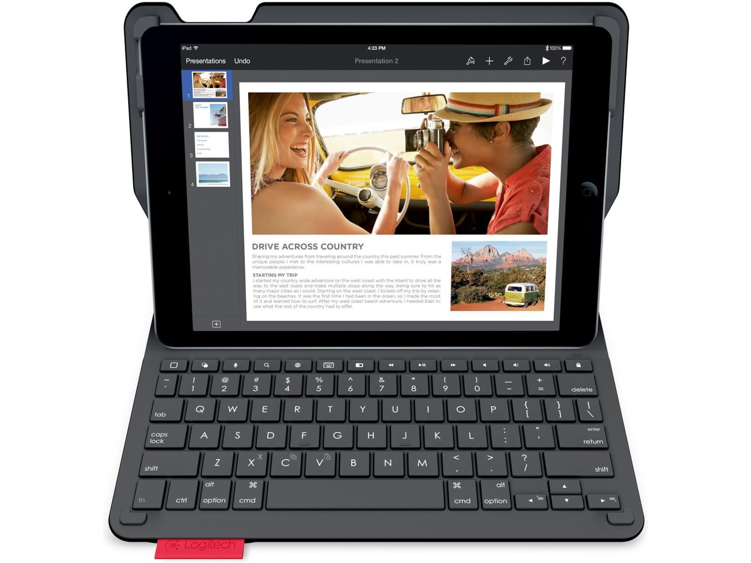 Logitech Type+ Keyboard Case - Komplett.dk