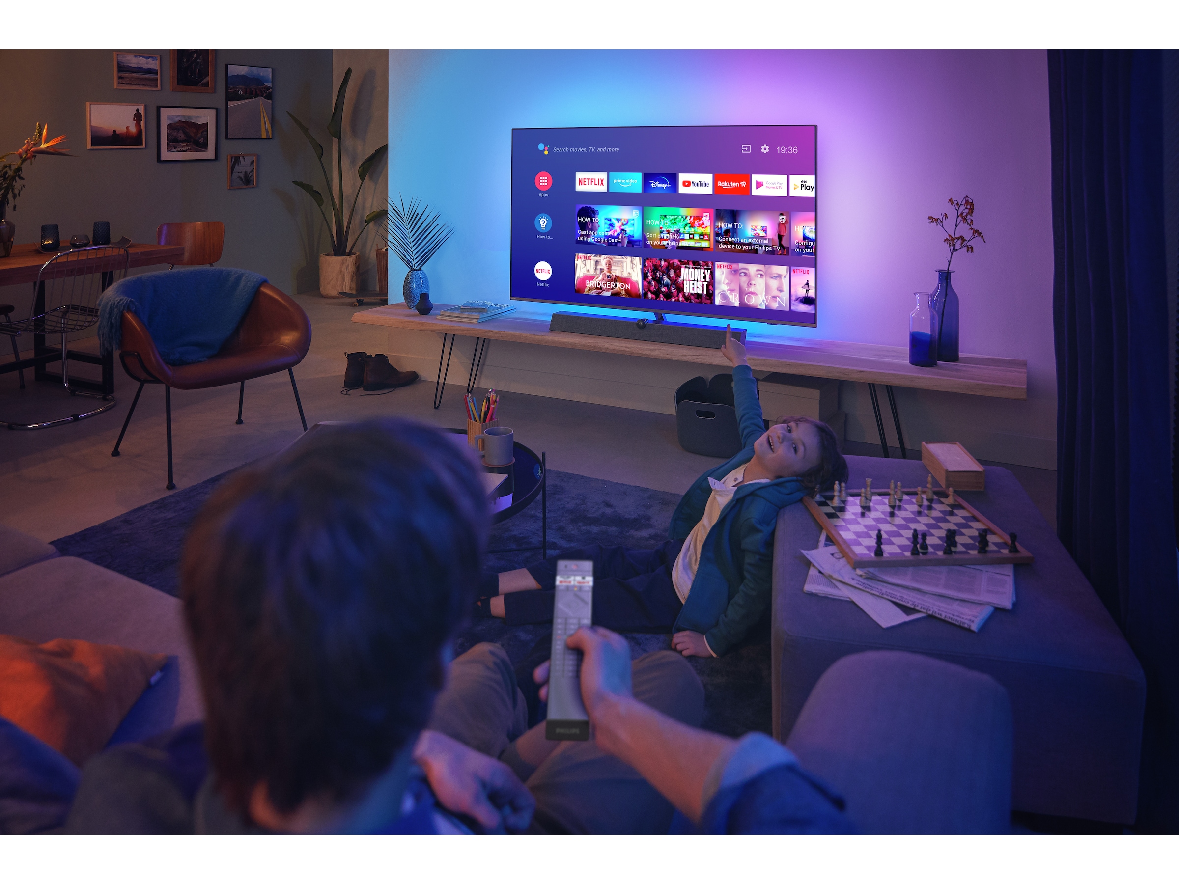 Philips 65" 4K Mini LED Ambilight TV 65PML9636/12 - Komplett.dk