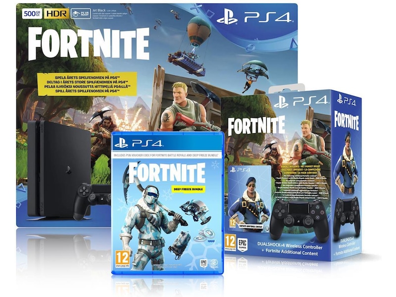 PS4 Slim 500 GB Fortnite Bundle - Komplett.dk
