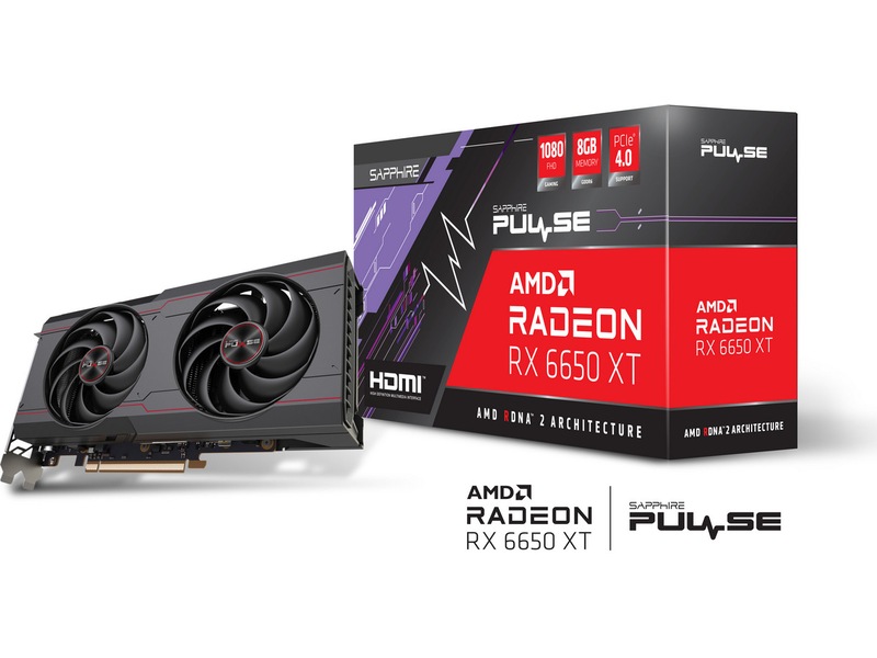 Sapphire Radeon RX6650XT PULSE - Grafikkort - Komplett.dk