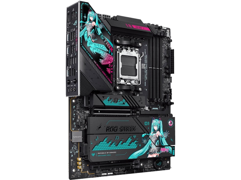 Asus ROG STRIX X870E-H Gaming Hatsune Miku Bundkort - AMD Socket ...