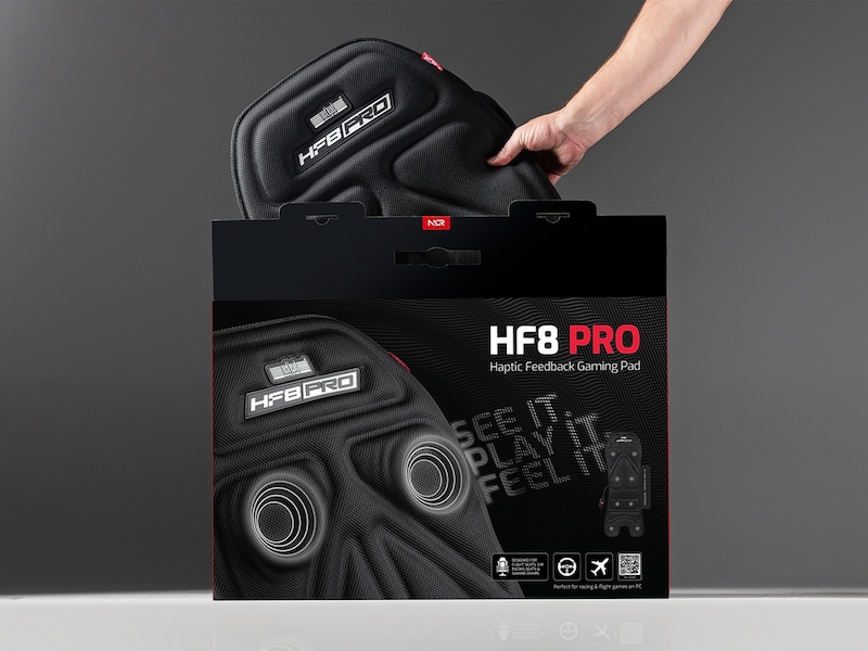Next Level Racing HF8 Pro Haptic Feedback Pad - Rat og pedaler ...