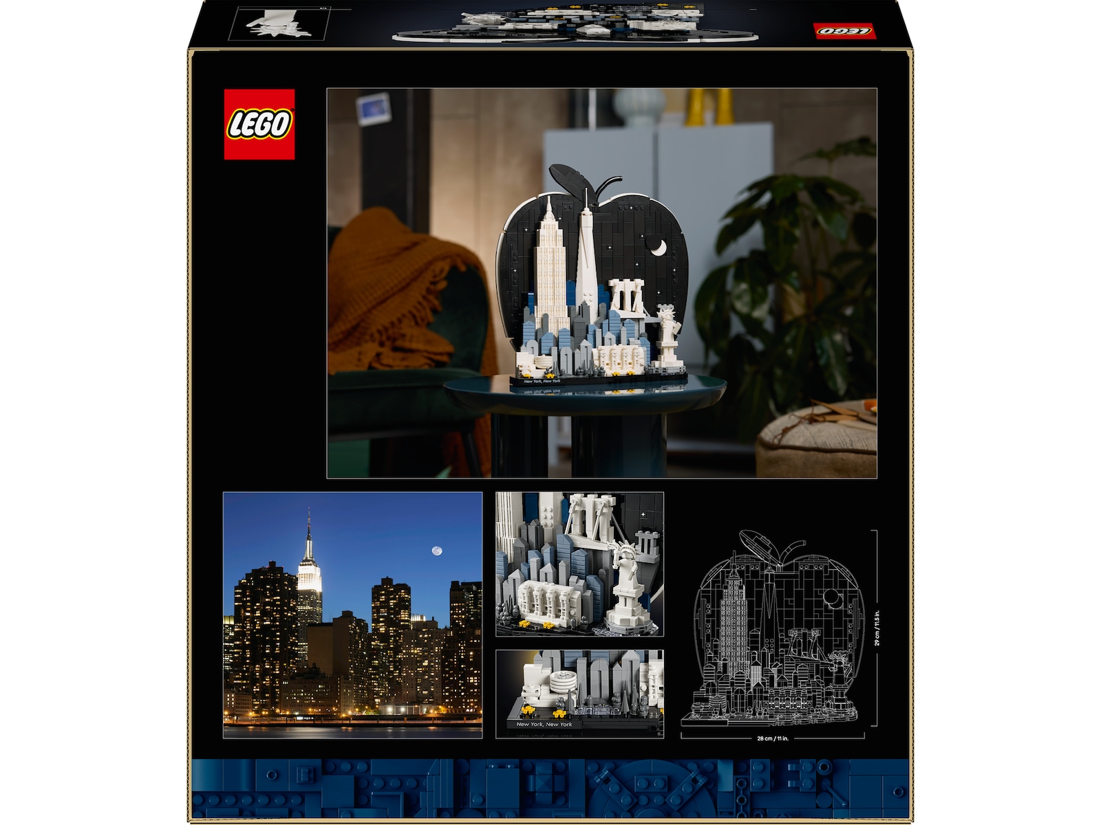 LEGO Architecture New York City – «The Big Apple» 21066 | Komplett.dk